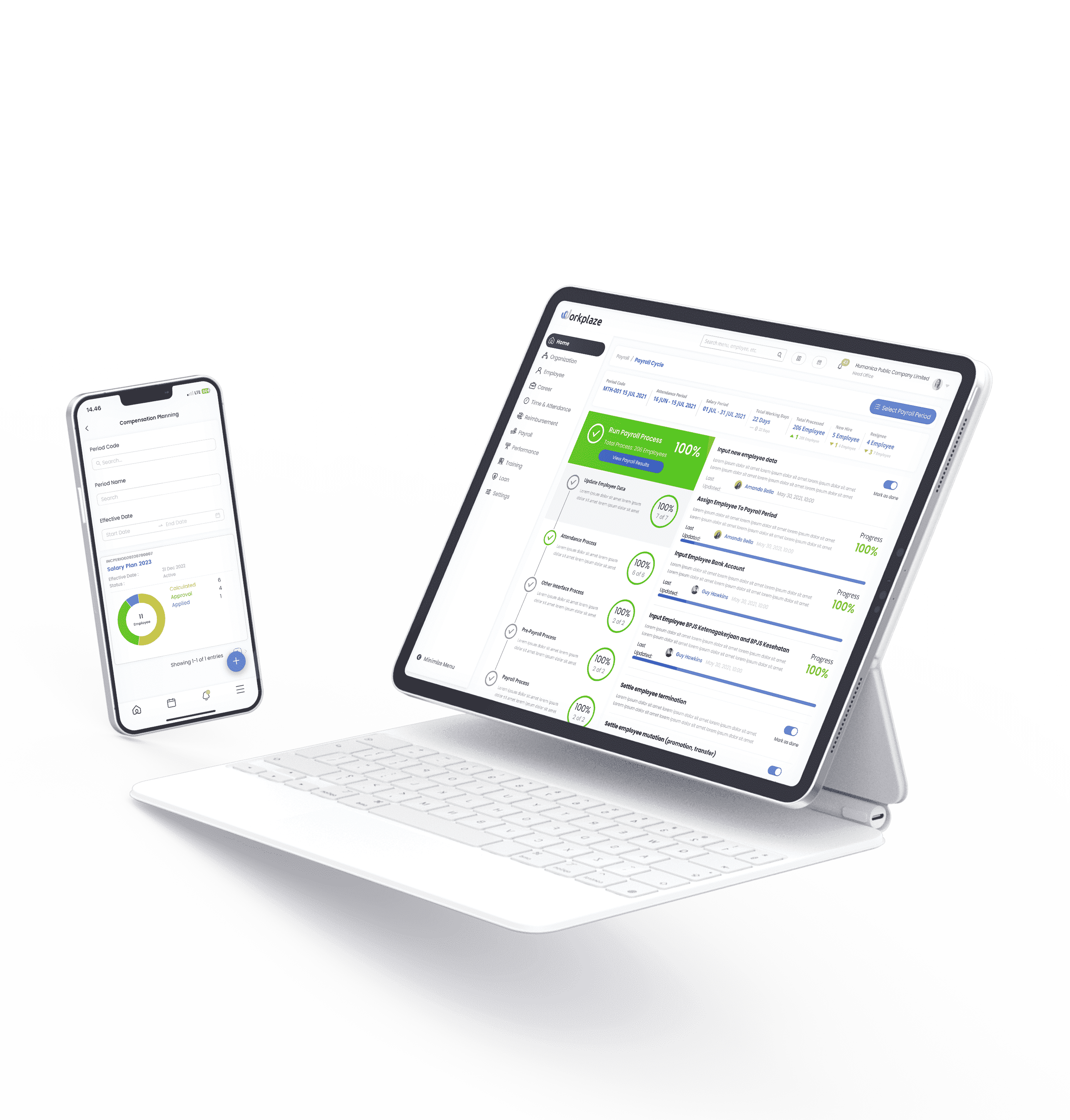 PAYROLL MANAGEMENT Software | Workplaze | Humanica