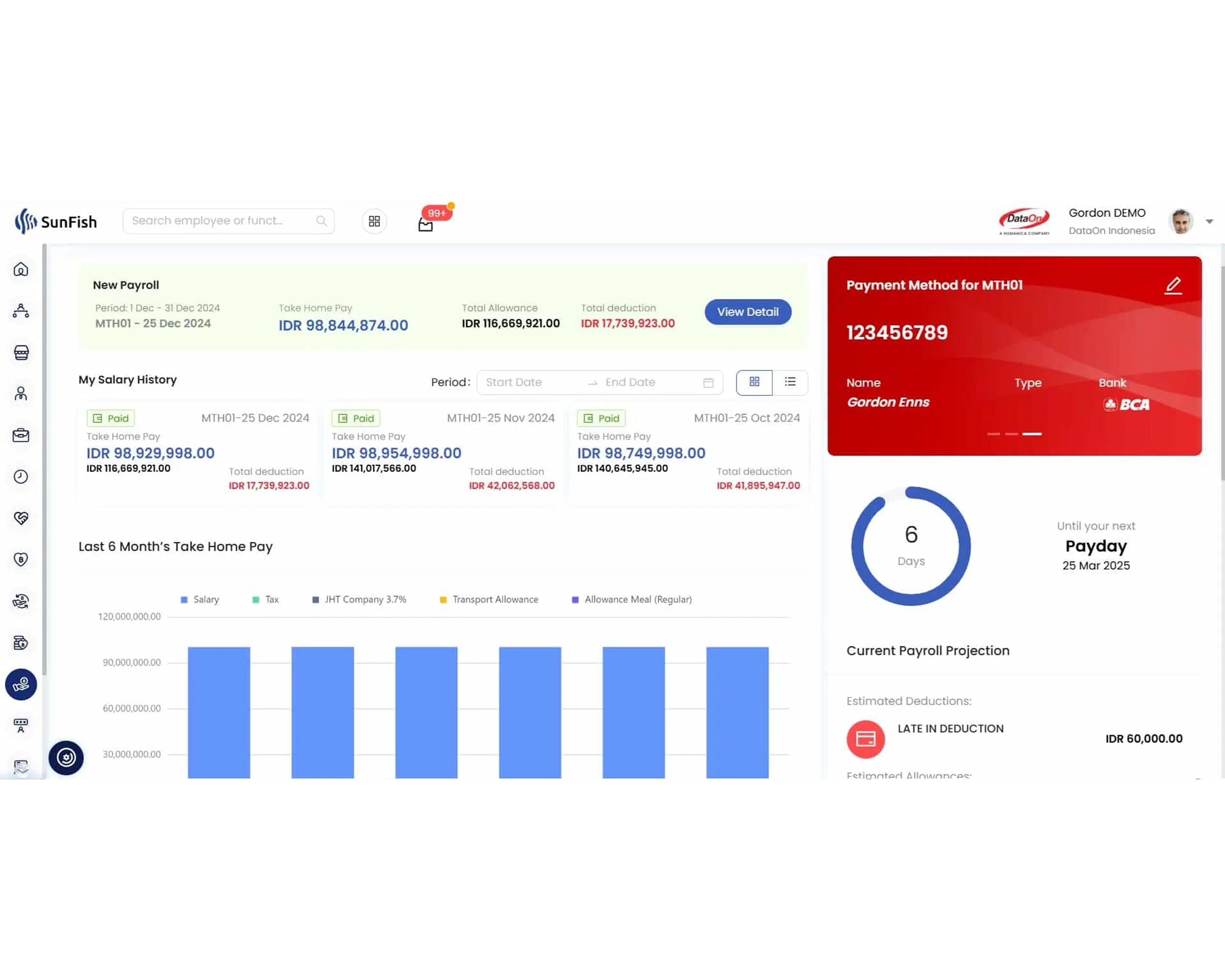 SunFish Payroll Management Software | Workplaze | Humanica