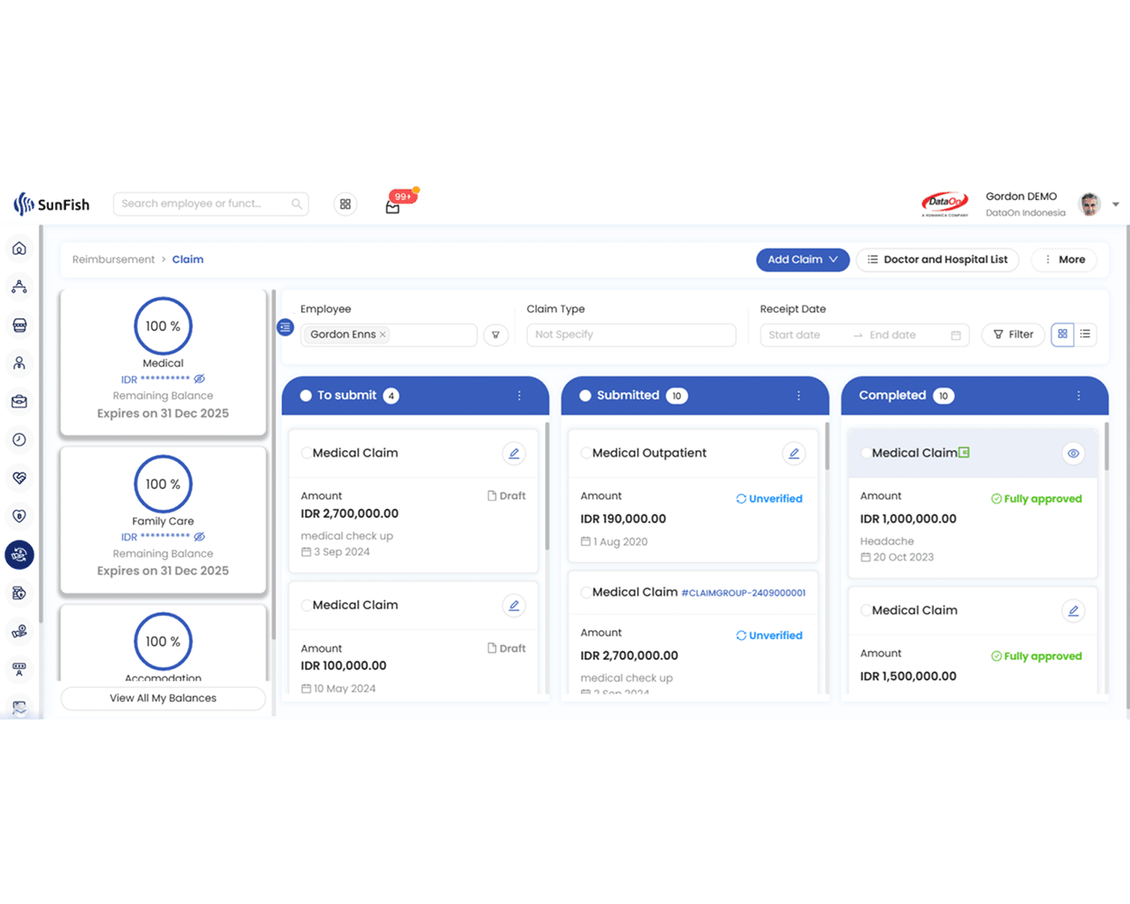 SunFish Benefits Management | Workplaze | Humanica