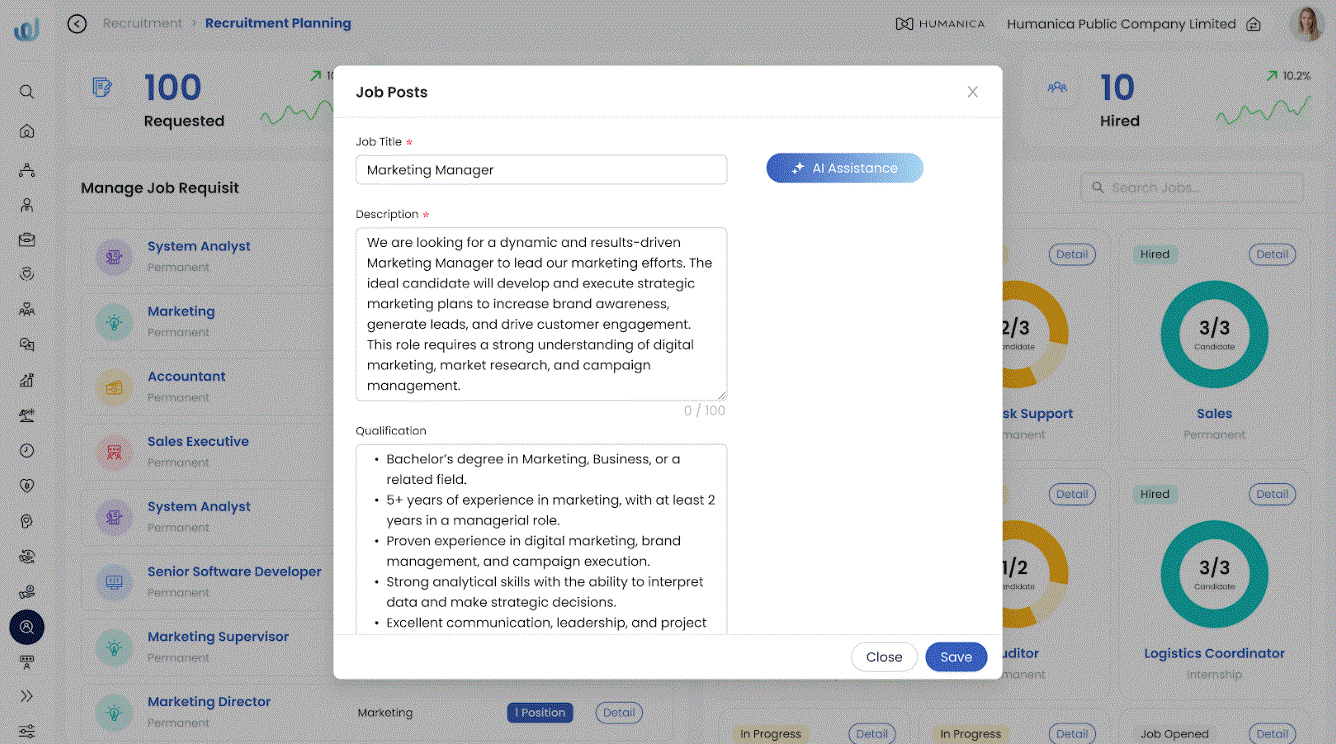 Workplaze HR Recruitment takes your hiring to the next level